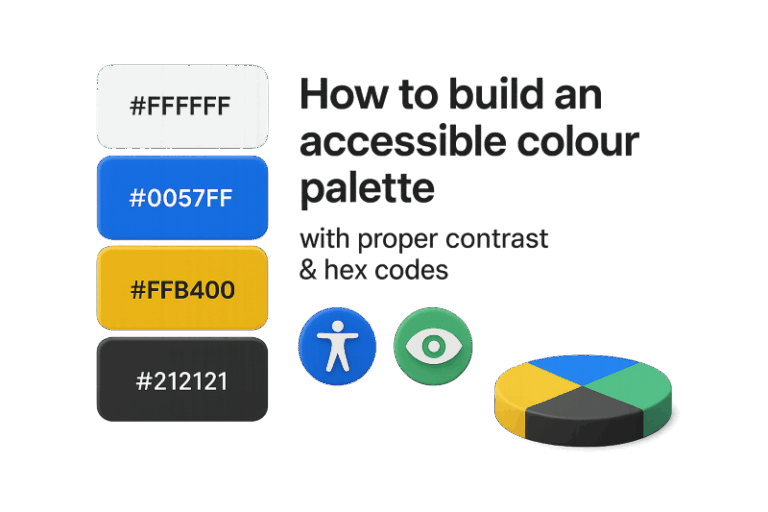 How to Build an Accessible Colour Palette with Proper Contrast & Hex ...